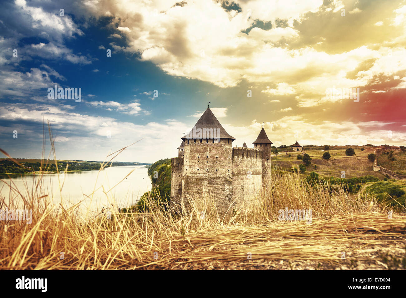 Castle tower flags beautiful hi-res stock photography and images - Alamy