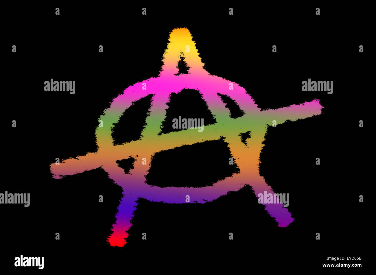 Anarchy symbol hi-res stock photography and images - Alamy