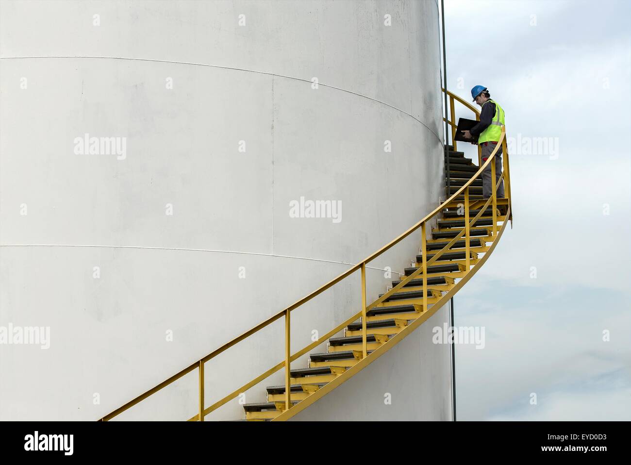 Storage tank stairs hi-res stock photography and images - Alamy