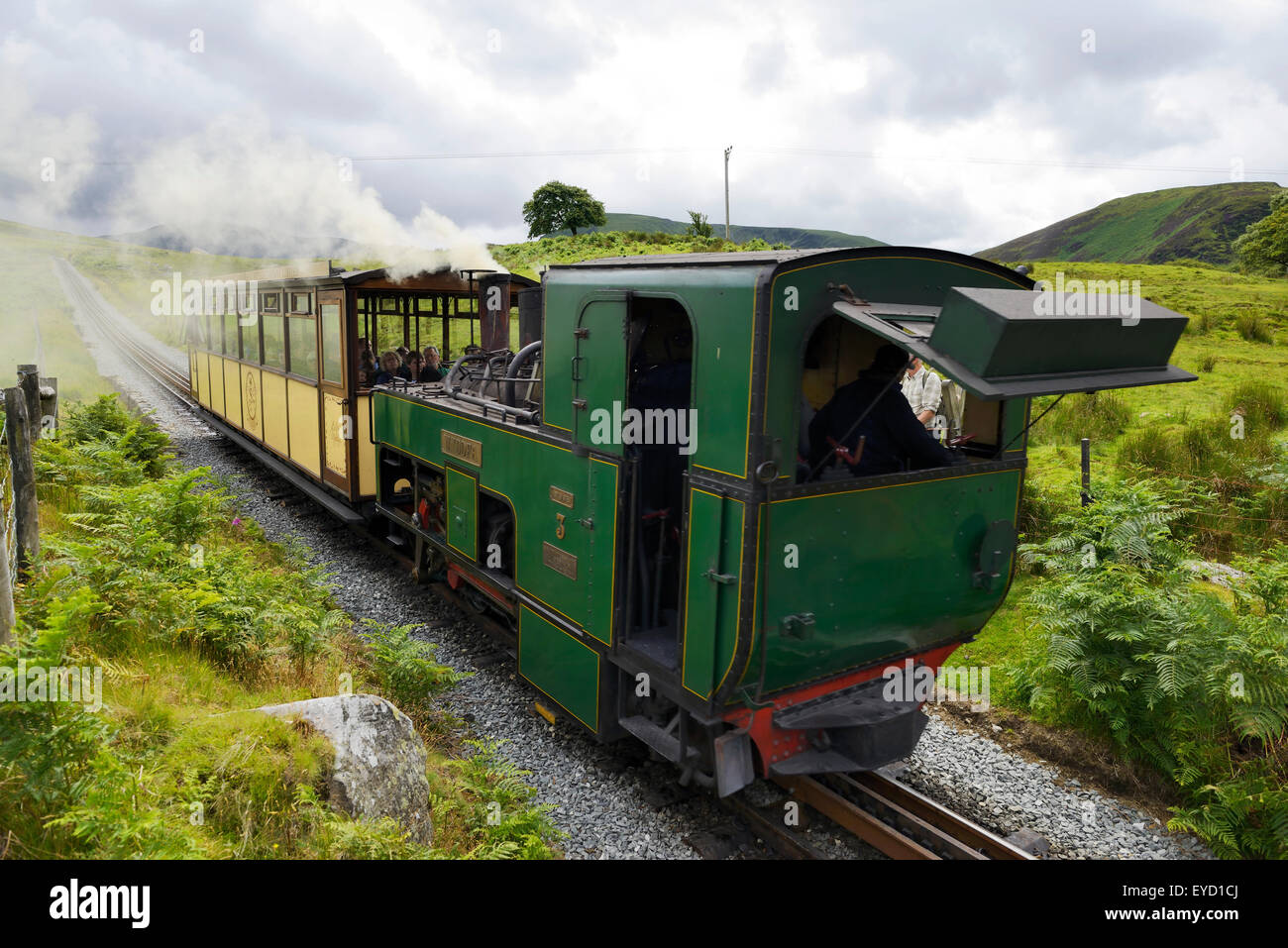 Snowdon railway hi-res stock photography and images - Alamy