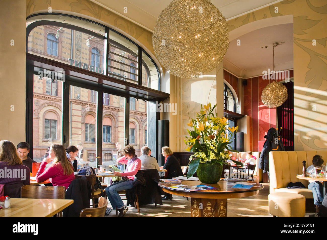 Cafe in Berlin Stock Photo - Alamy
