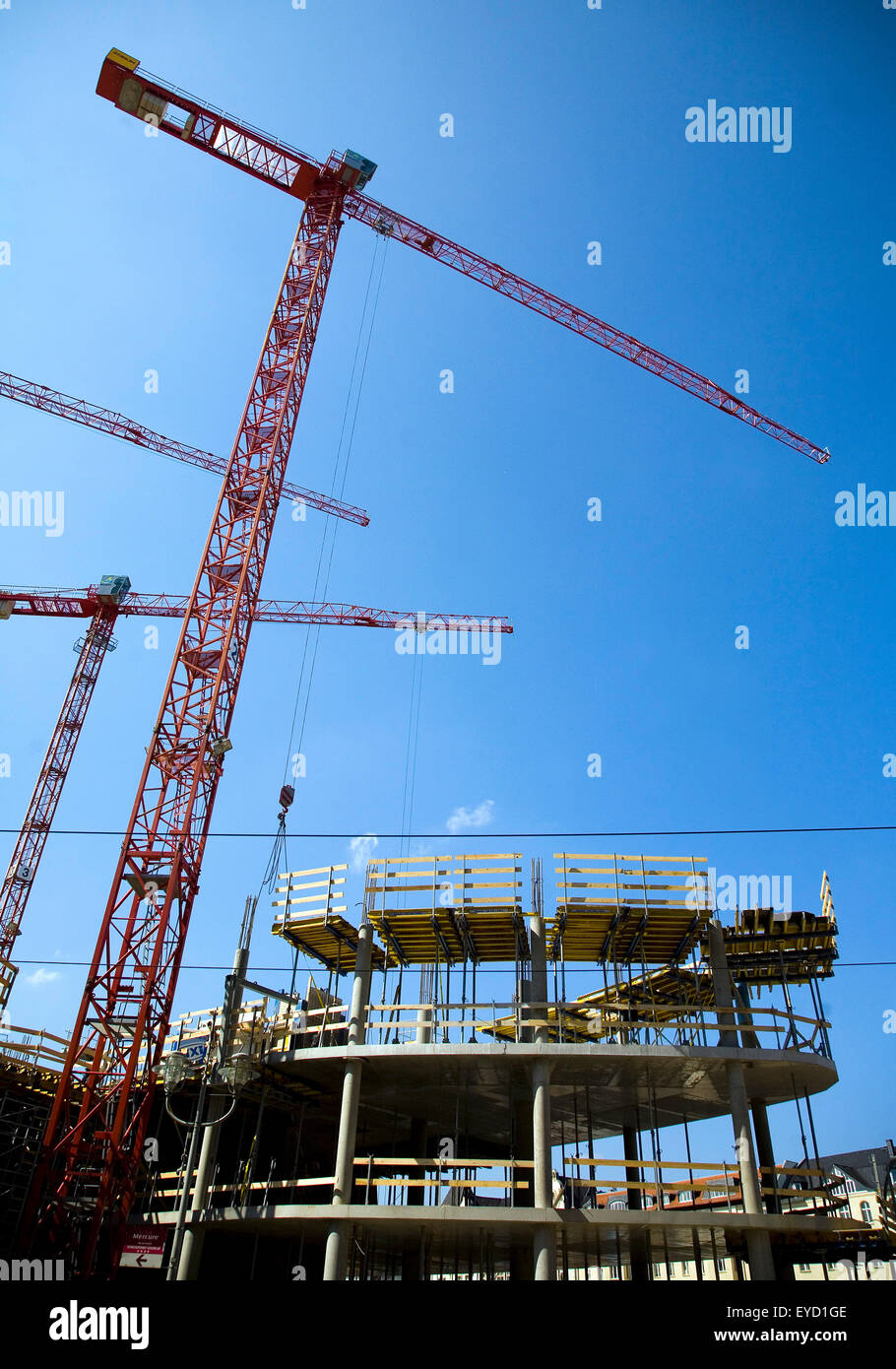 Berlin - cranes Stock Photo - Alamy