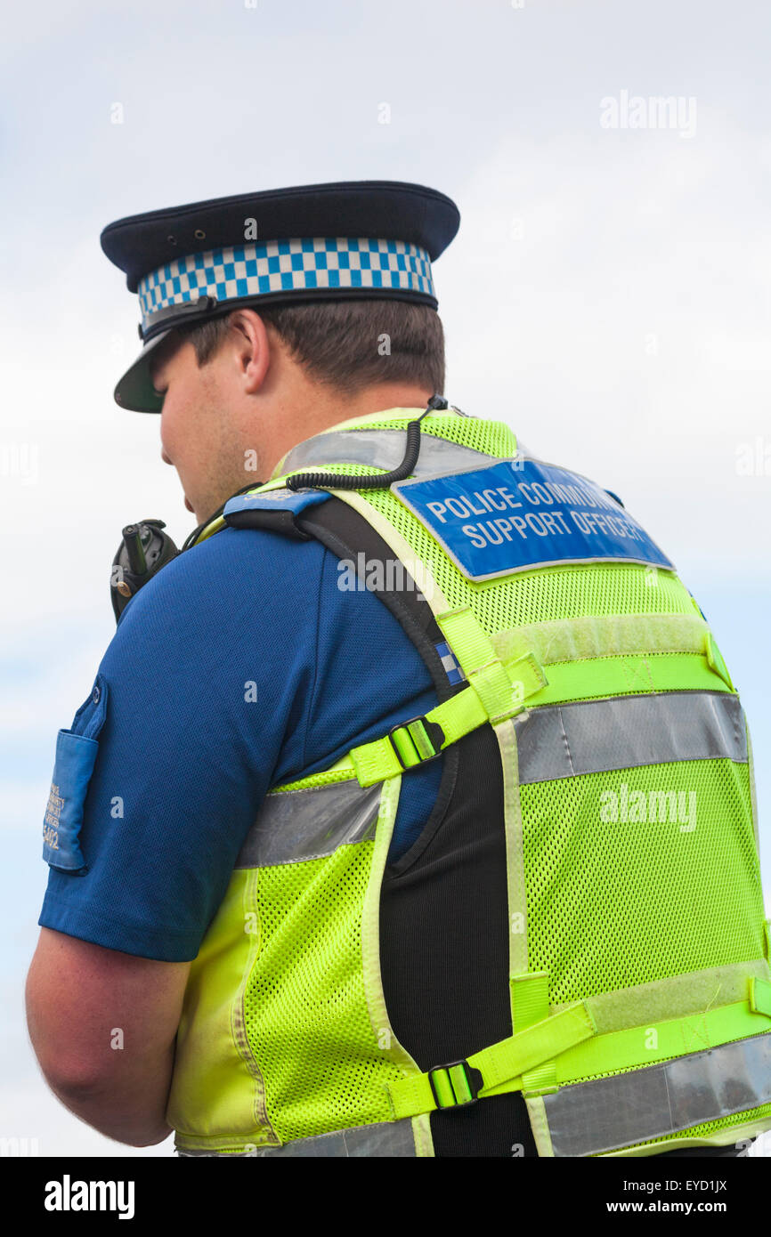 Male police community support officer hi-res stock photography and ...