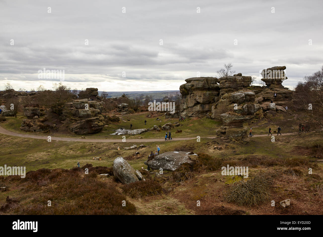 Brimham Rocks Yorkshire Stock Photo - Alamy