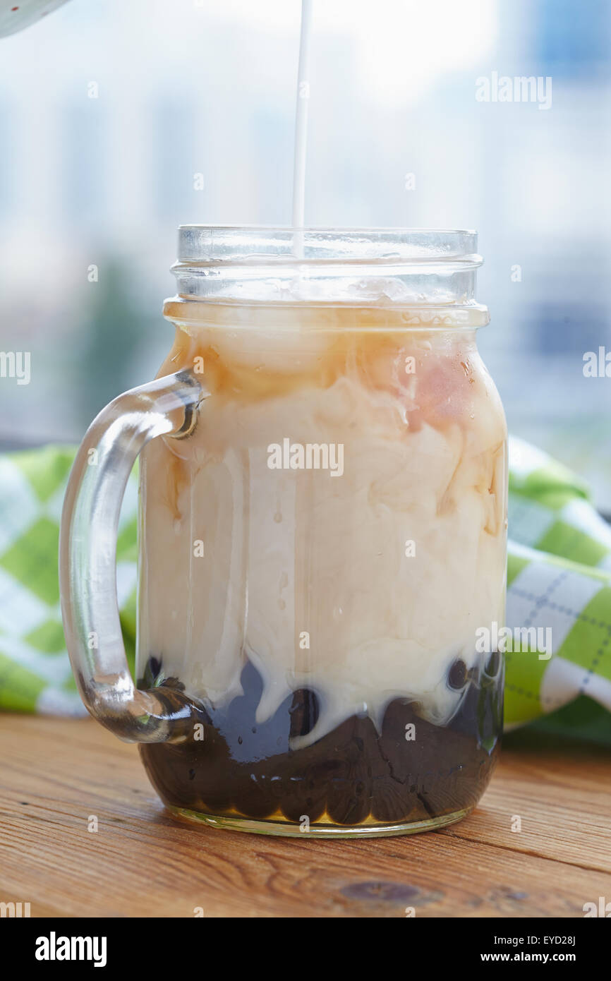 Bubble boba tea Stock Photo - Alamy