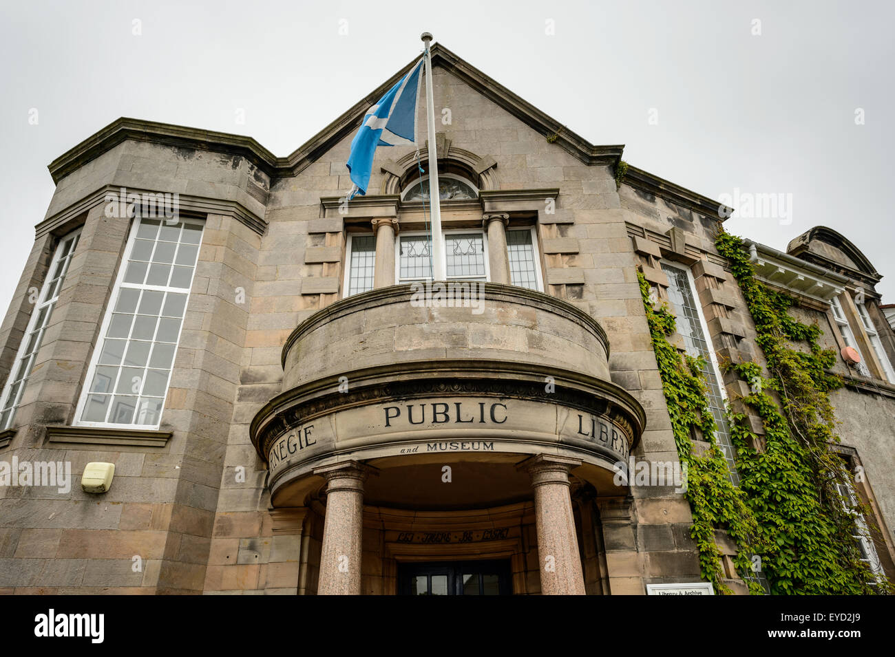Carnegie Public Library and Museum, Wick Stock Photo - Alamy
