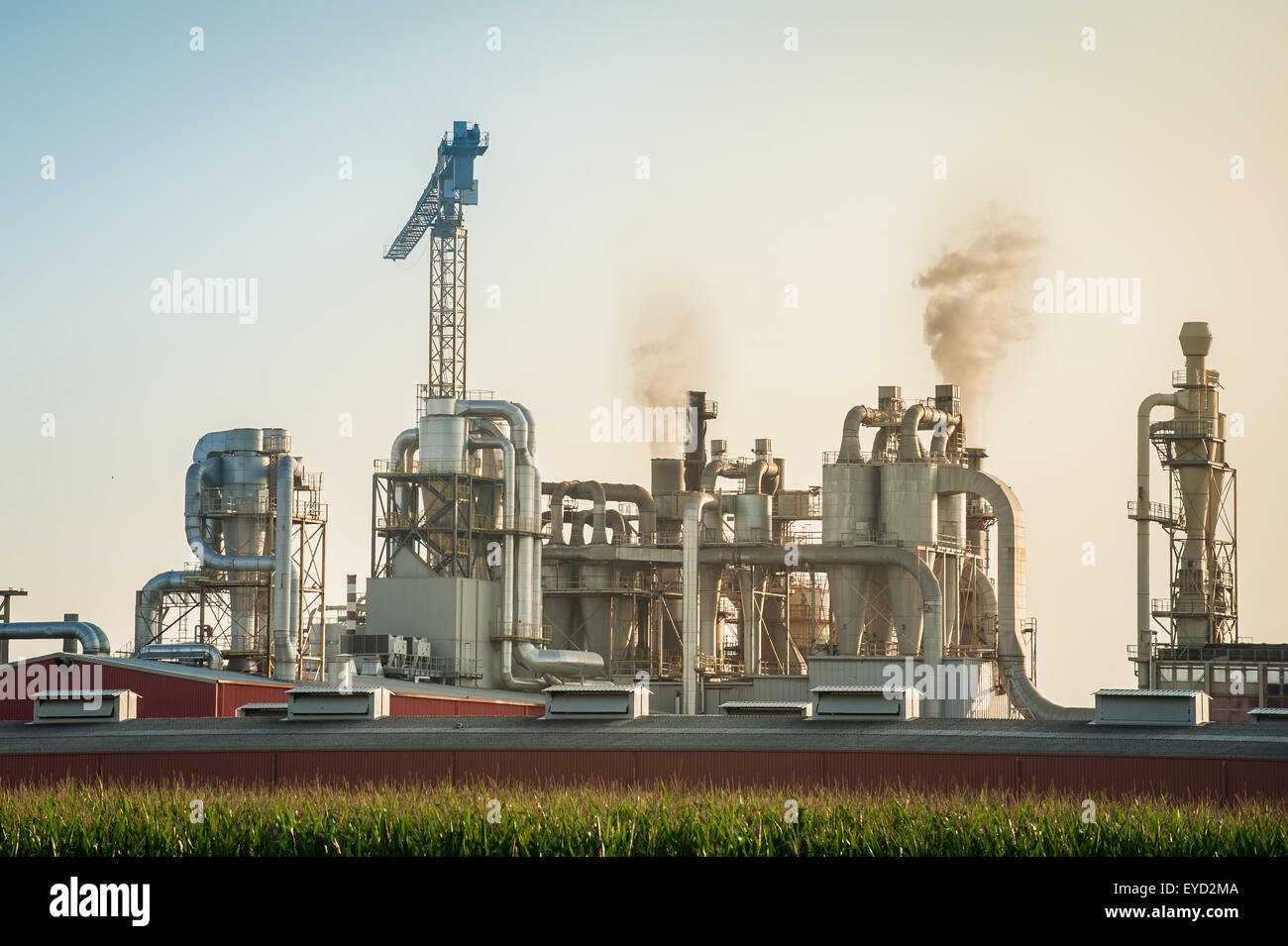 Chemical plant for the processing of chipboard of a furniture factory ...