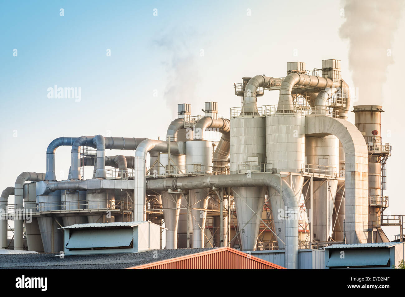 Chemical plant for the processing of chipboard of a furniture factory ...