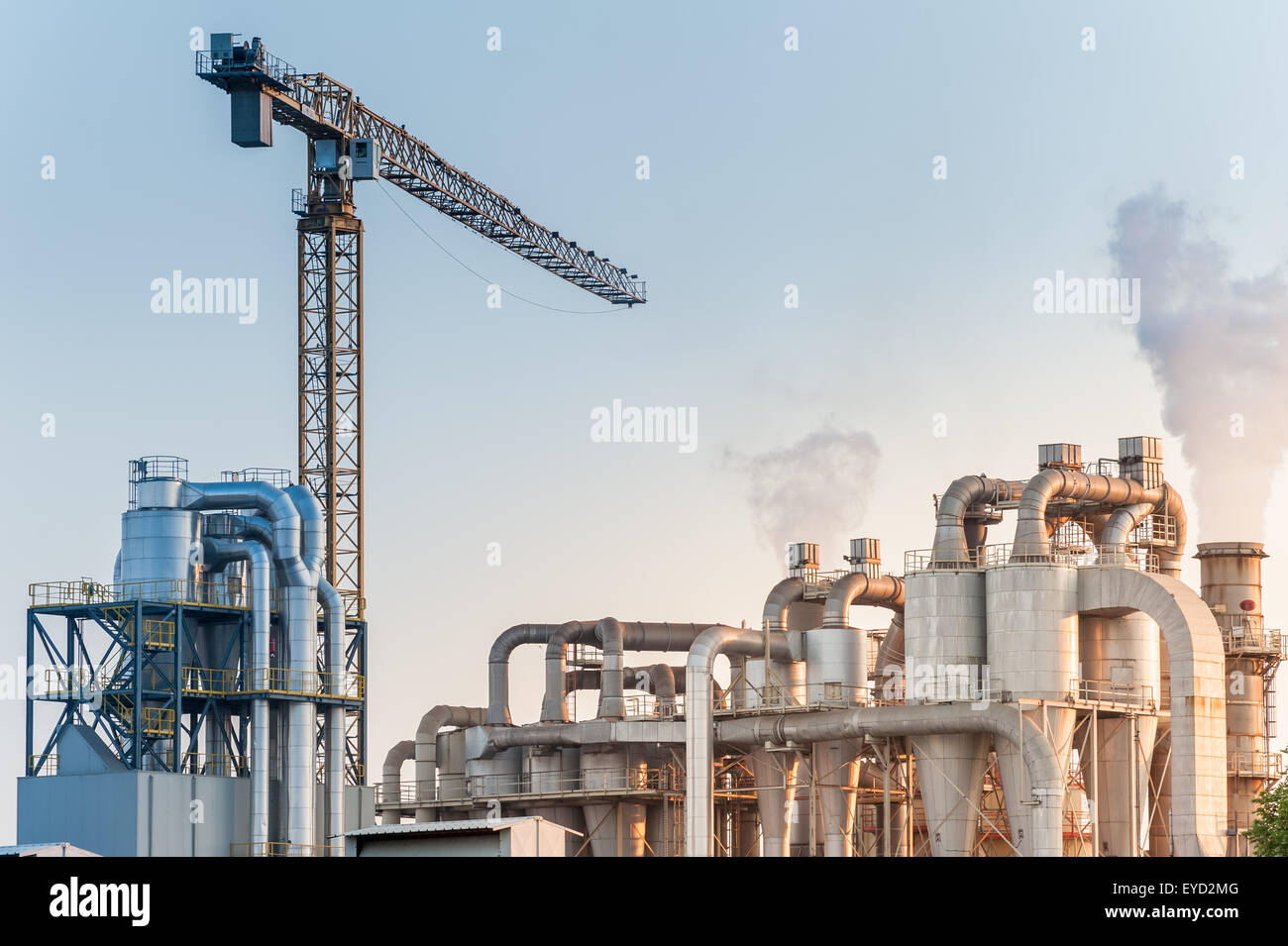Chemical plant for the processing of chipboard of a furniture factory ...