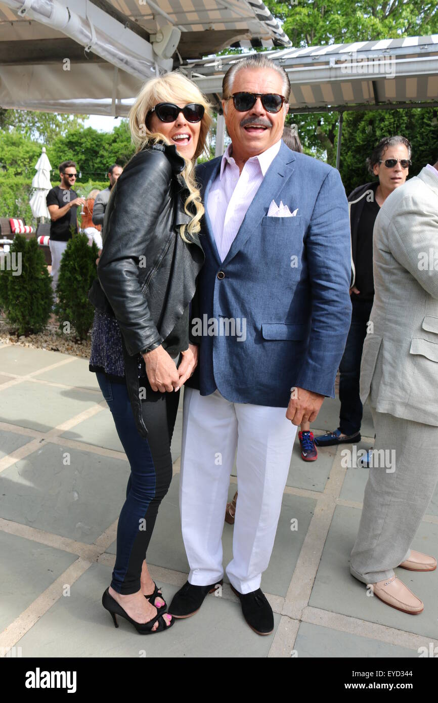 Avenue on the Beach kickoff party at Circo Southampton Featuring: Dina ...