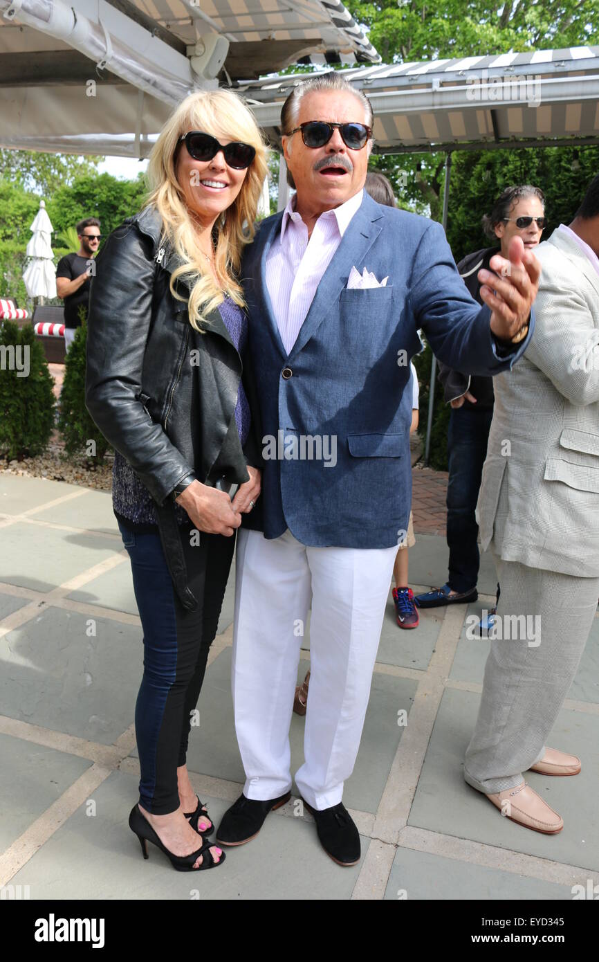 Avenue on the Beach kickoff party at Circo Southampton Featuring: Dina ...