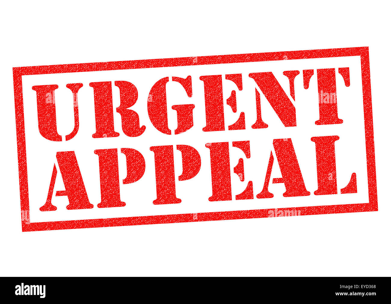 URGENT APPEAL red Rubber Stamp over a white background Stock Photo - Alamy