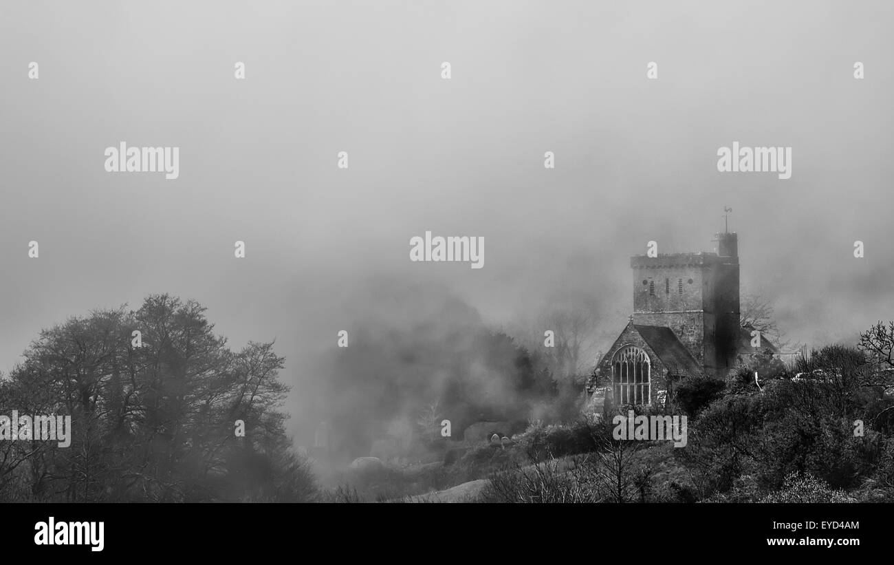 St Winifred's Church Branscombe Devon England Stock Photo - Alamy