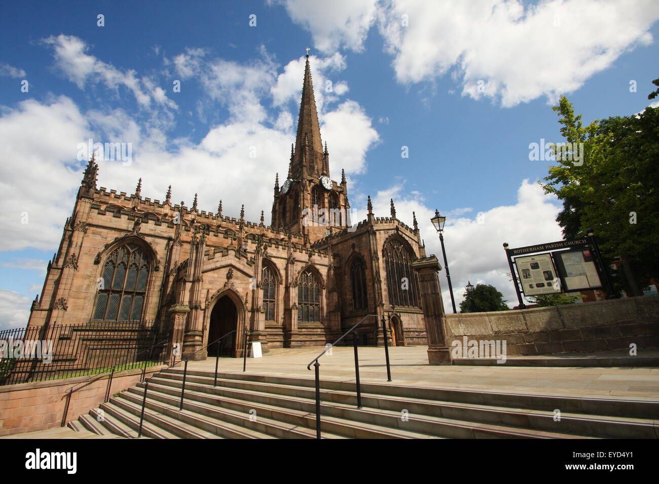 Rotherham Minster - All Saints Church - in Rotherham town centre, South ...