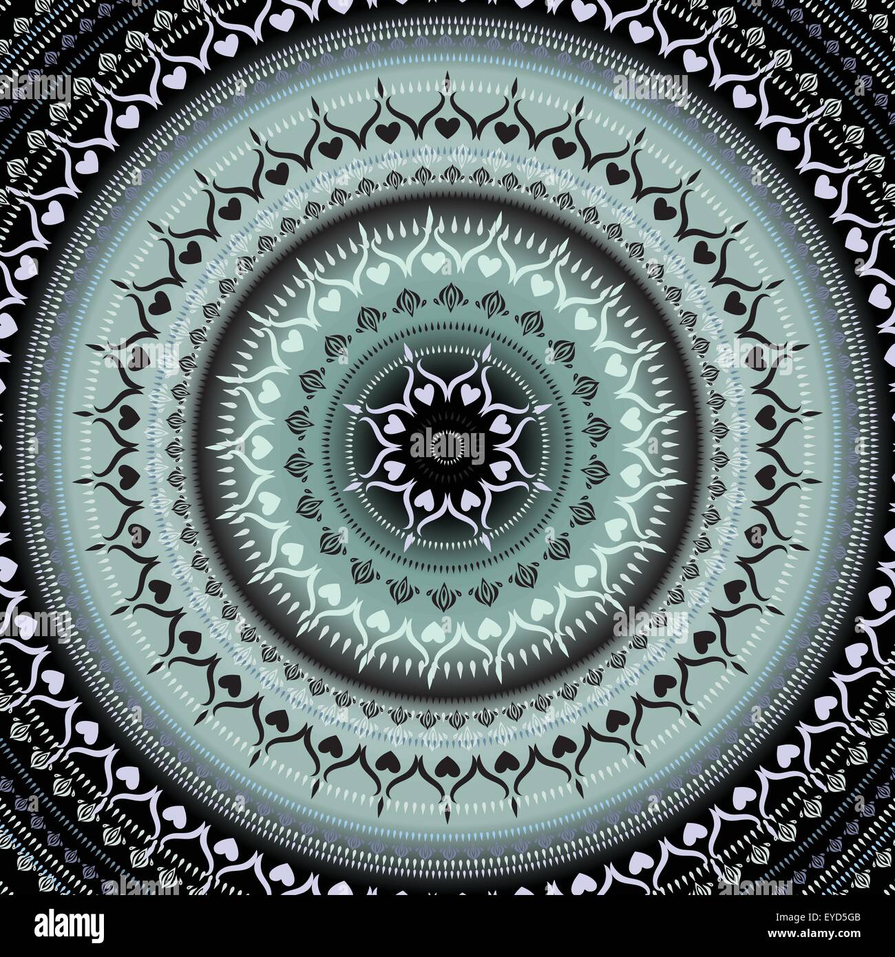 Mandala. Indian decorative pattern Stock Vector Image & Art - Alamy