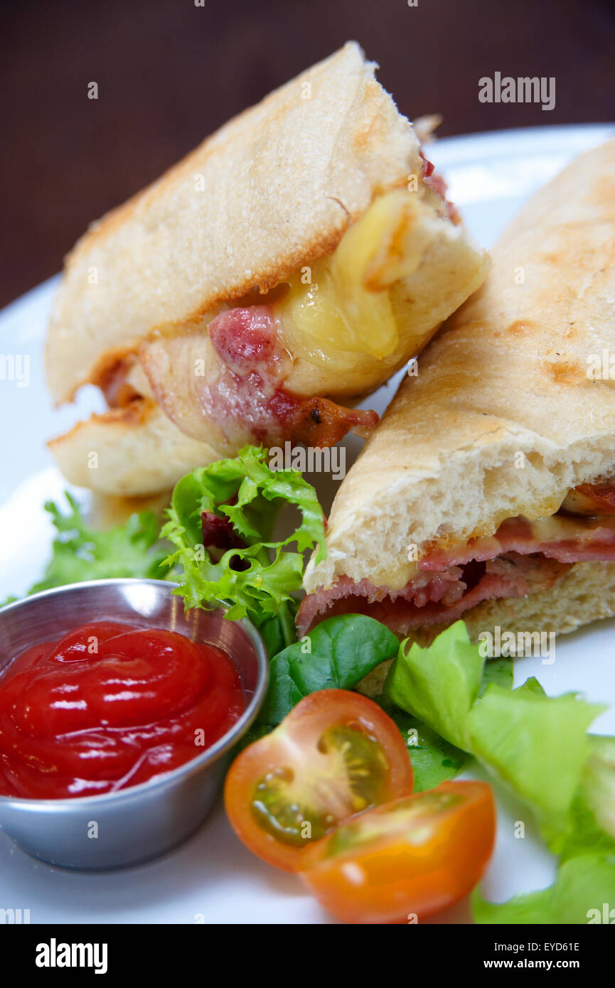 Bacon cheese panini hi-res stock photography and images - Alamy