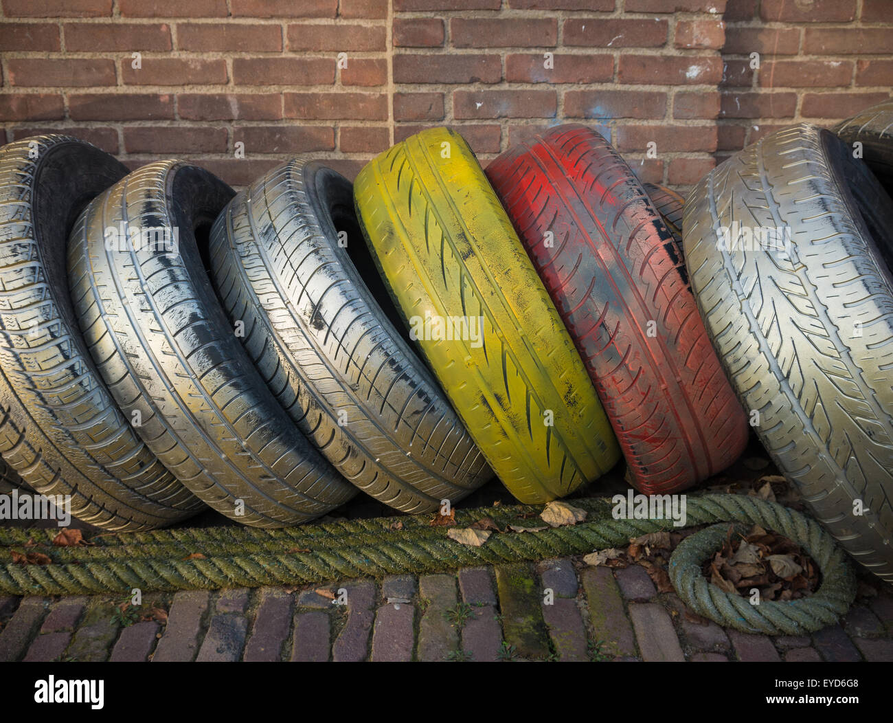 Painted tires hi-res stock photography and images - Alamy