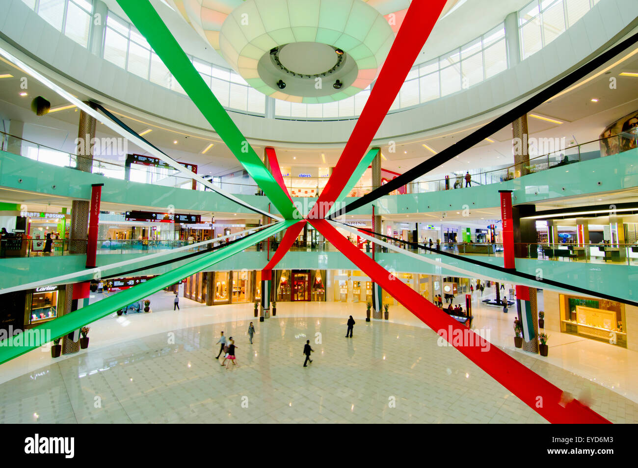 Dubai Mall Interior, Dubai, Uae Stock Photo - Alamy