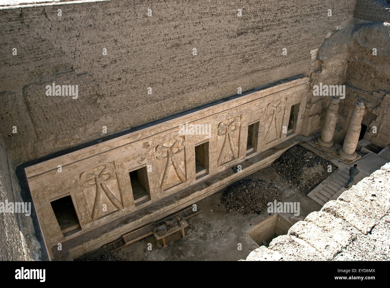Luxor, Egypt, tomb of Montuemhat (TT34) in the Nobles Tombs of el ...