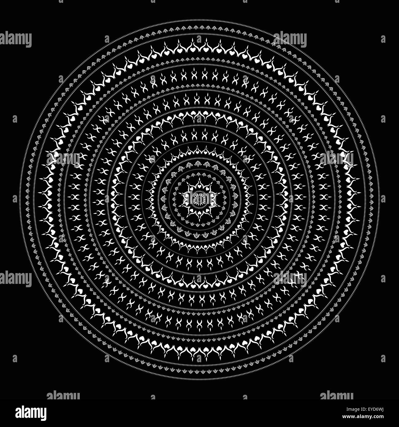 Mandala. Indian decorative pattern Stock Vector Image & Art - Alamy