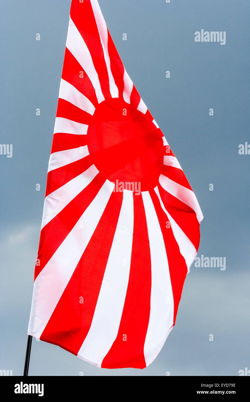 Japanese rising sun flag hi-res stock photography and images - Alamy