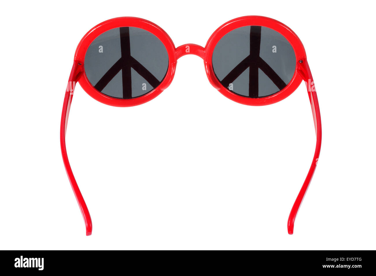 Sunglasses with Peace Sign Stock Photo - Alamy