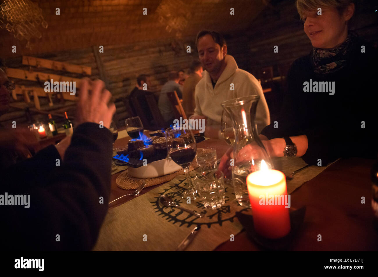 Traditional Finnish Dinner In Immelkartano Riihi Restaurant, Levi ...