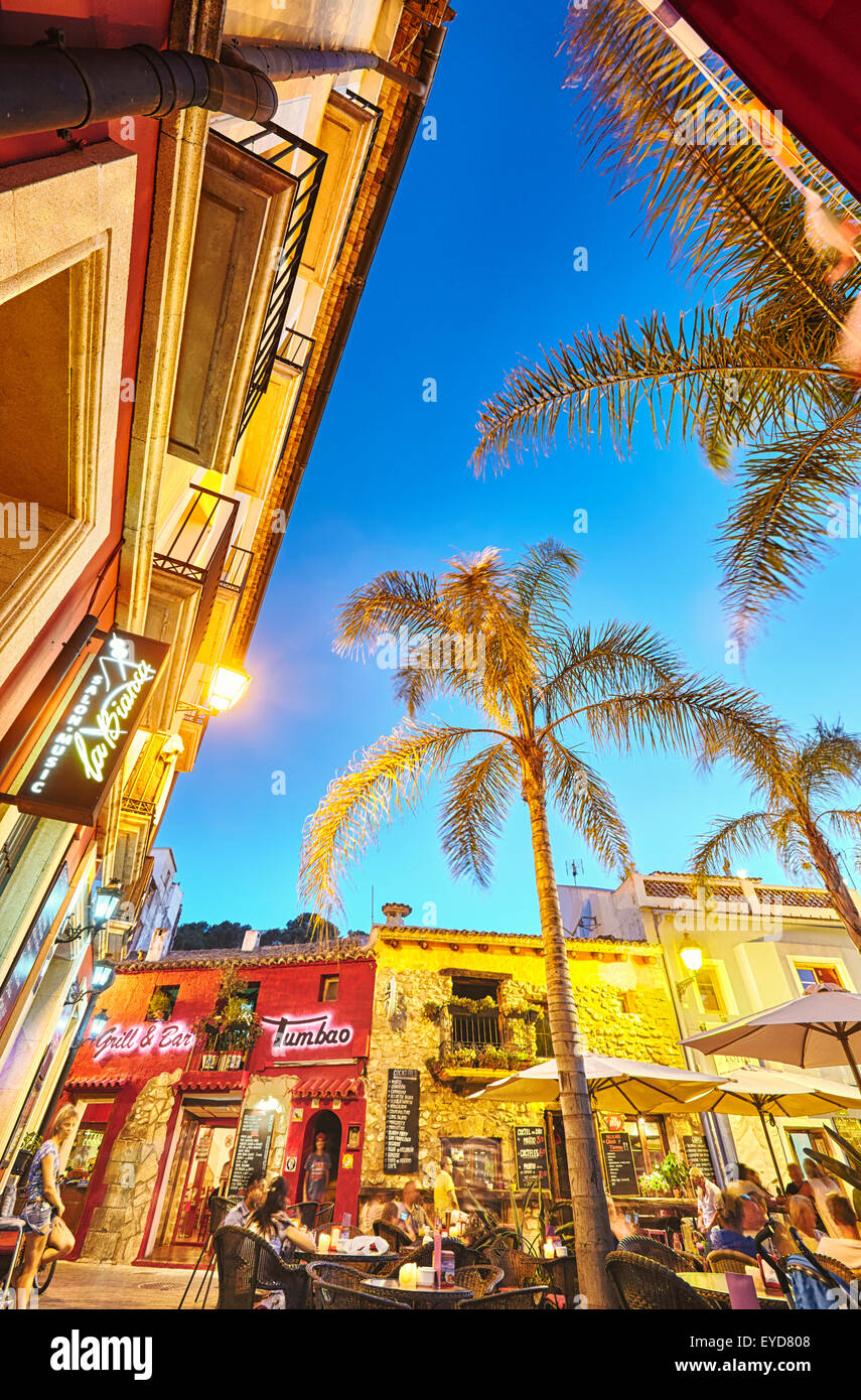 Denia restaurants terraces bars hi-res stock photography and images - Alamy