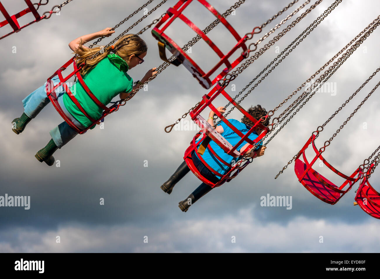 Carousel roundabout fairground ride hi-res stock photography and images ...