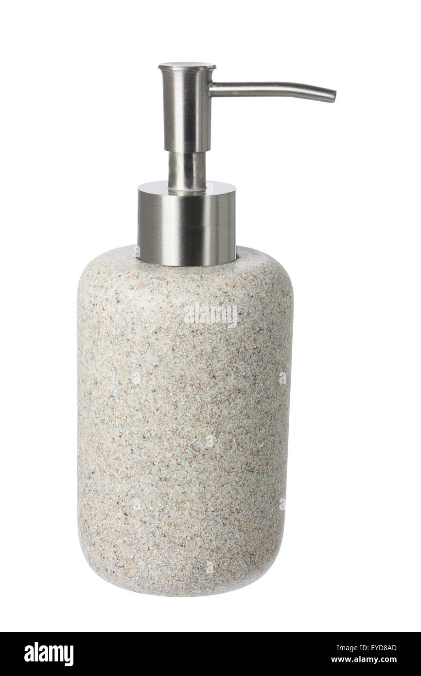 Soap dispenser in bathroom Cut Out Stock Images & Pictures - Alamy