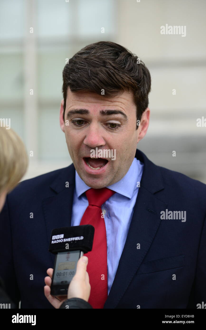 Andy Burnham MP visiting South Yorkshire to give a leadership speech at ...