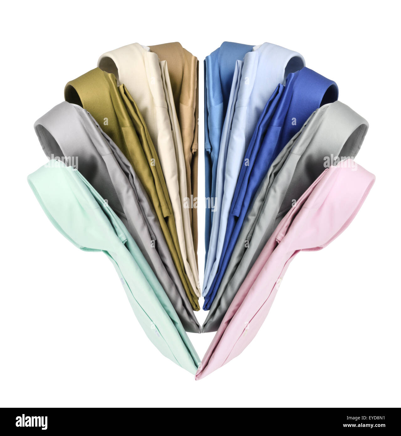 Stack of Business Shirts Stock Photo - Alamy