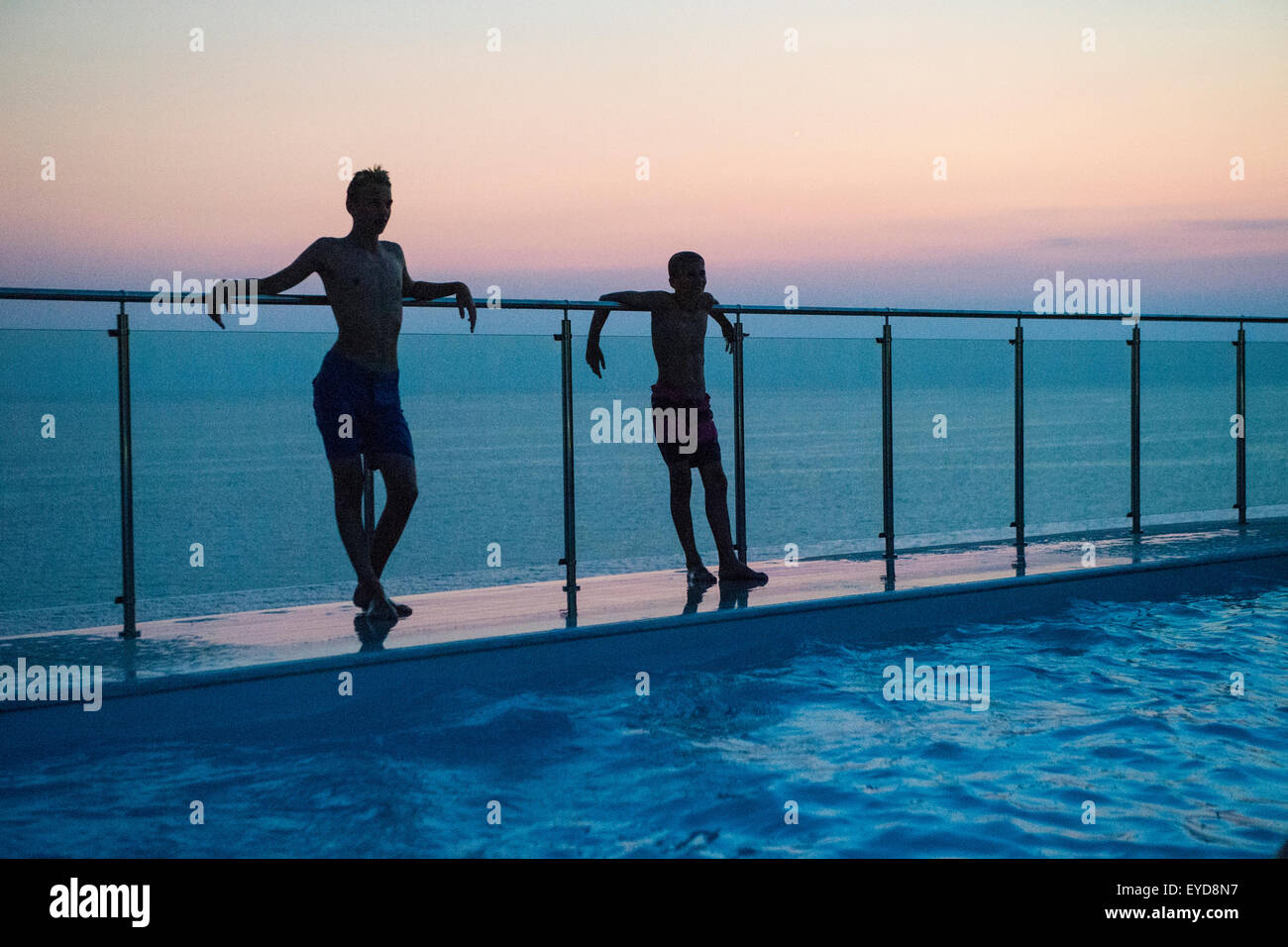 Skinny dipping boys hi-res stock photography and images - Alamy