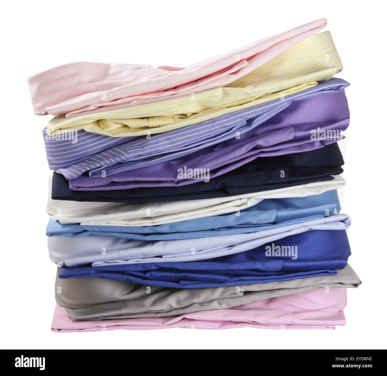 Stack of Business Shirts Stock Photo - Alamy