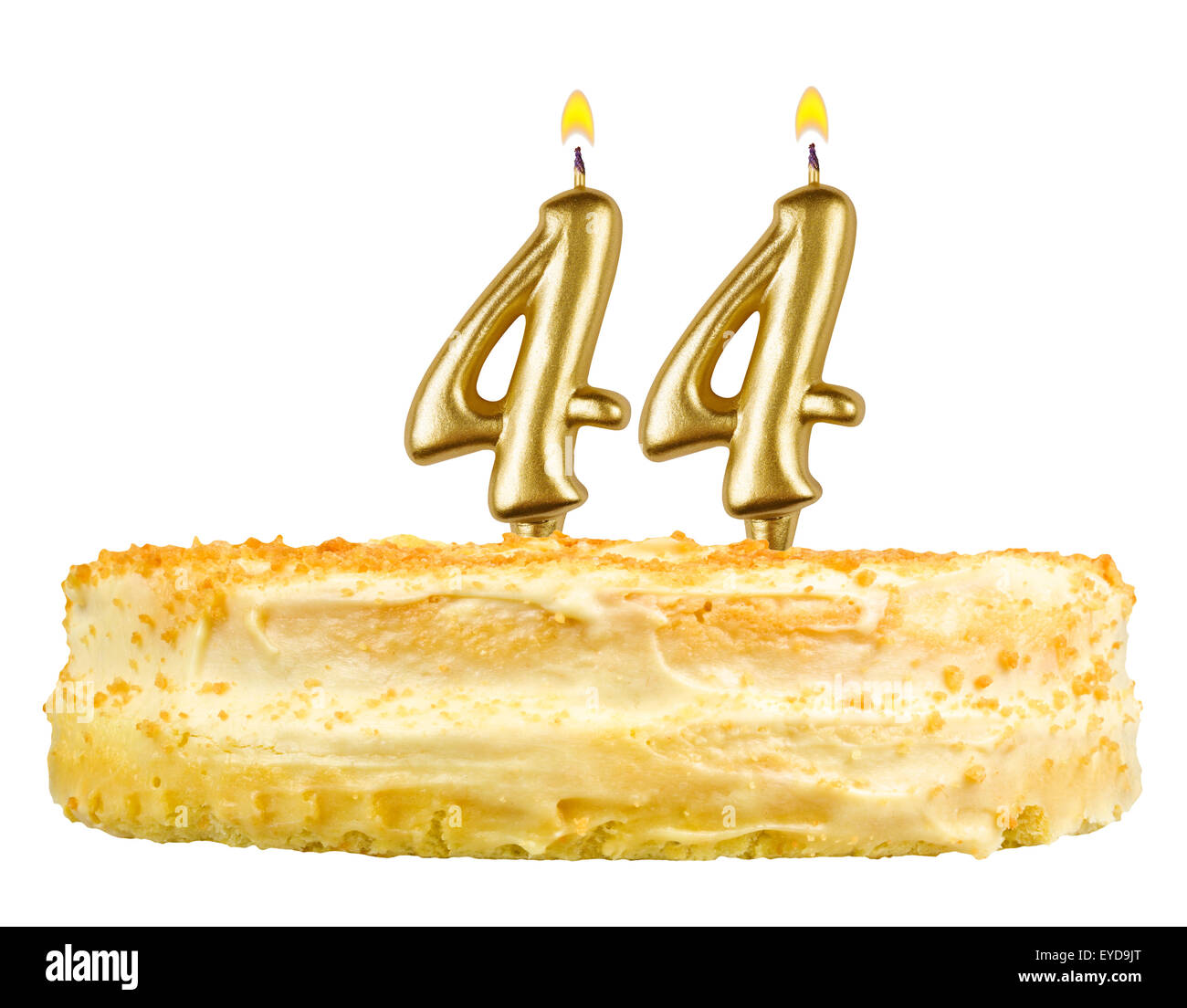 Birthday cake candles number 44 hi-res stock photography and images - Alamy