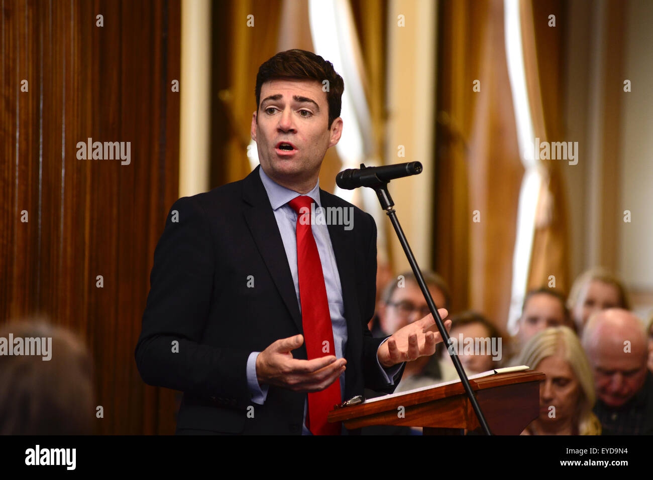 Andy Burnham MP visiting South Yorkshire to give a leadership speech at ...