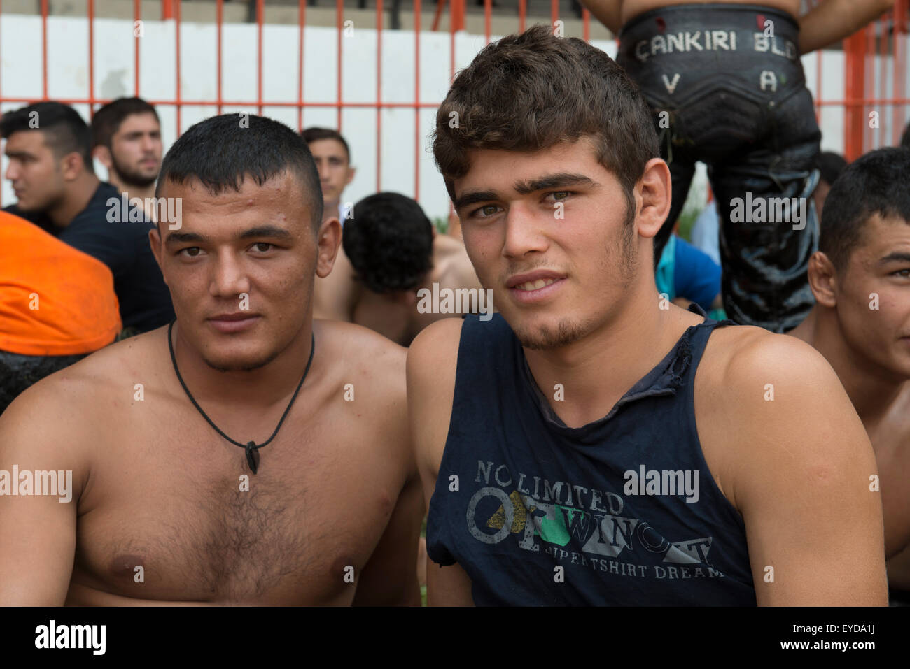 Kirkpinar 654th oil wrestling championships hi-res stock photography ...