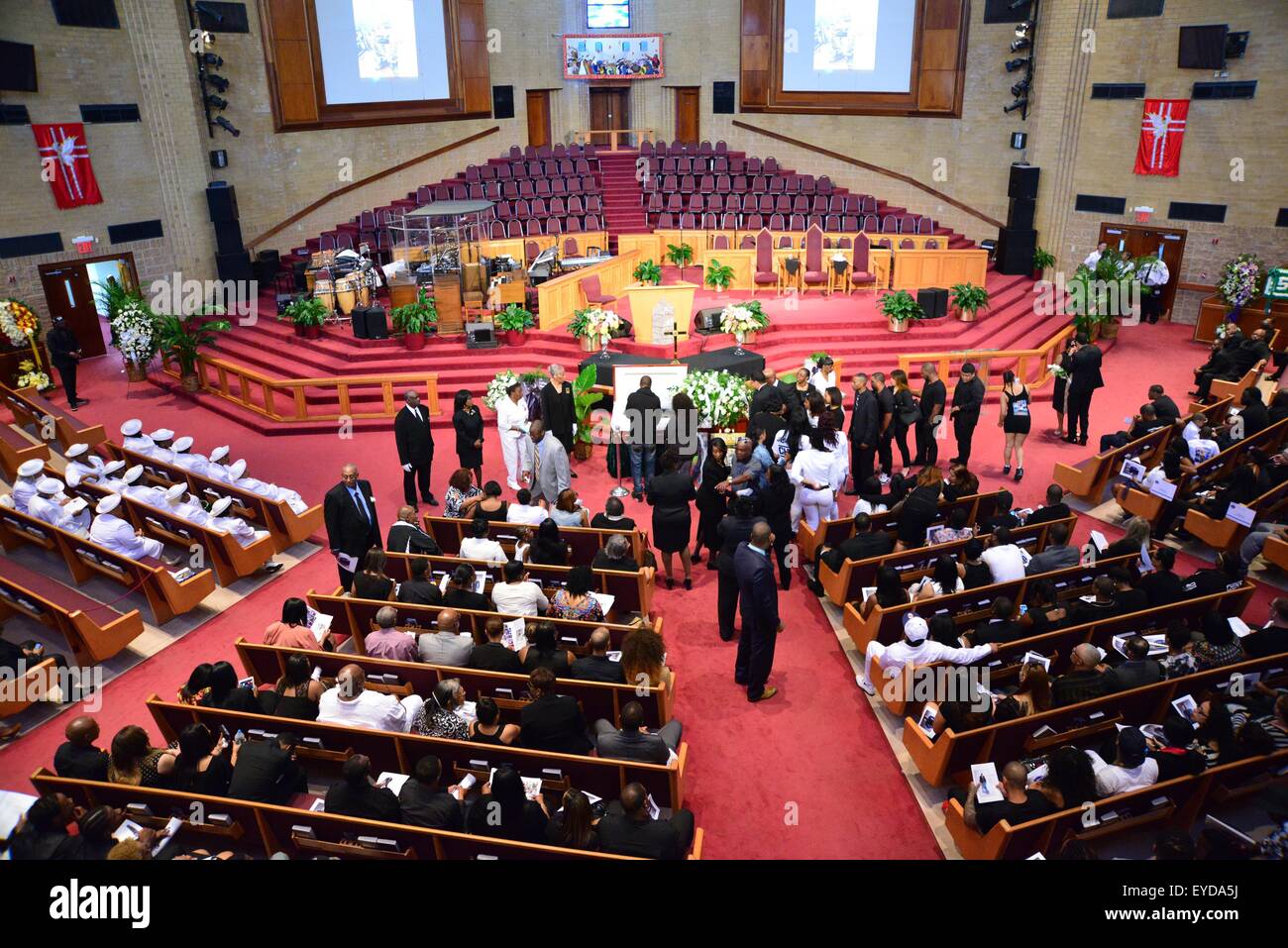 Funeral for slain rapper Chinx at A.M.E Cathedral and Conference Center ...