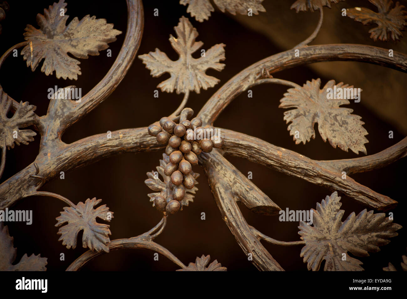 Iron Work In The Medieval Village Of Laguardia, Basque Country, Spain ...