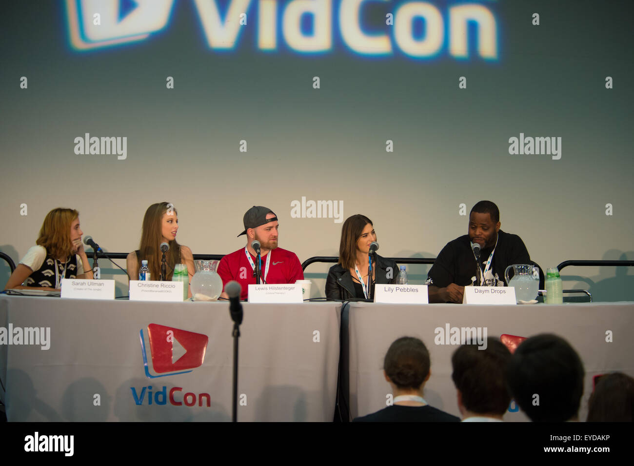 Anaheim, CA - June 22: (LR) Sarah Ullman, Christine Riccio, Lewis ...