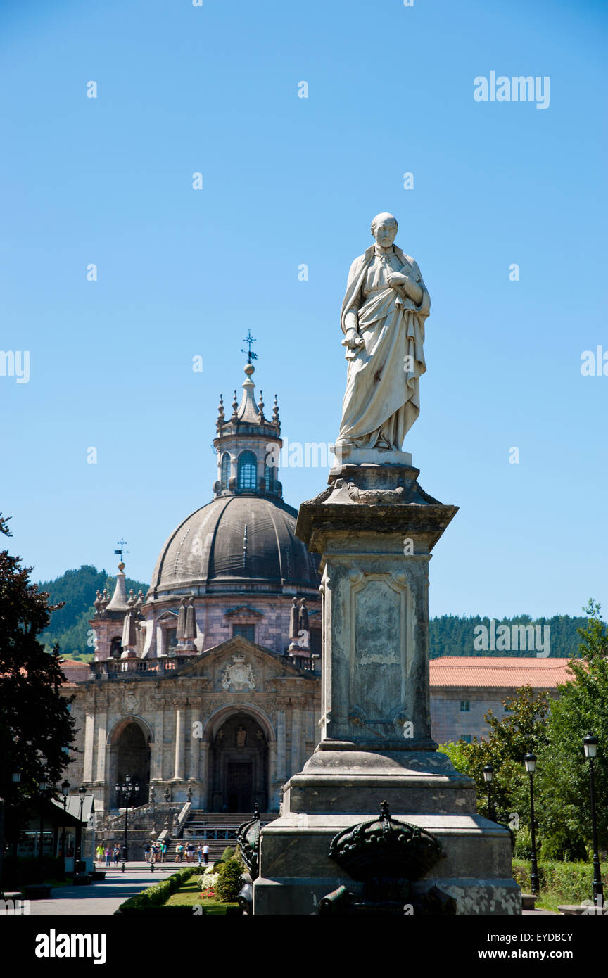 Statue At Sanctuary Of St Ignatius Of Loyola, Basque Country, Spain ...