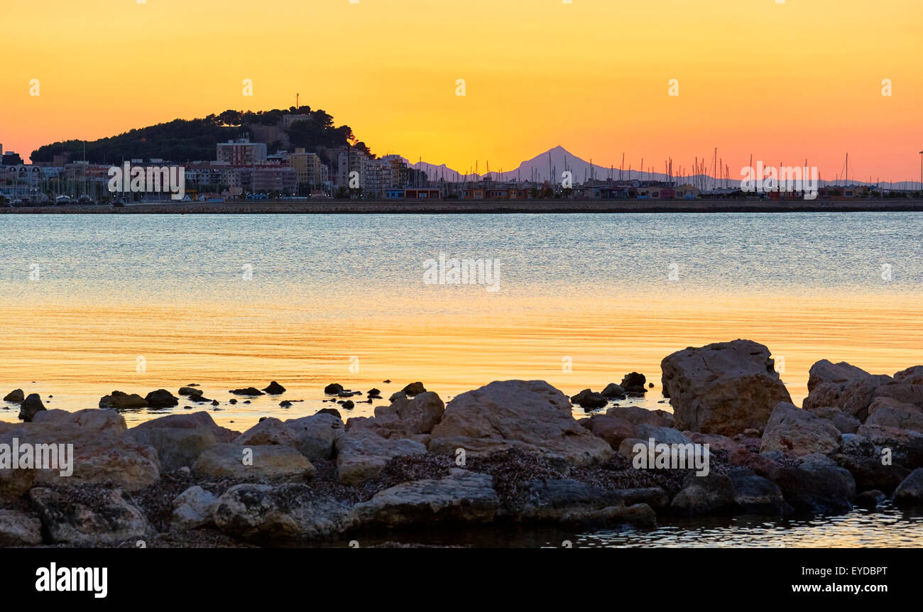 Seascape at "Las Rotas" beach. Denia. Alicante. Valencia Community ...