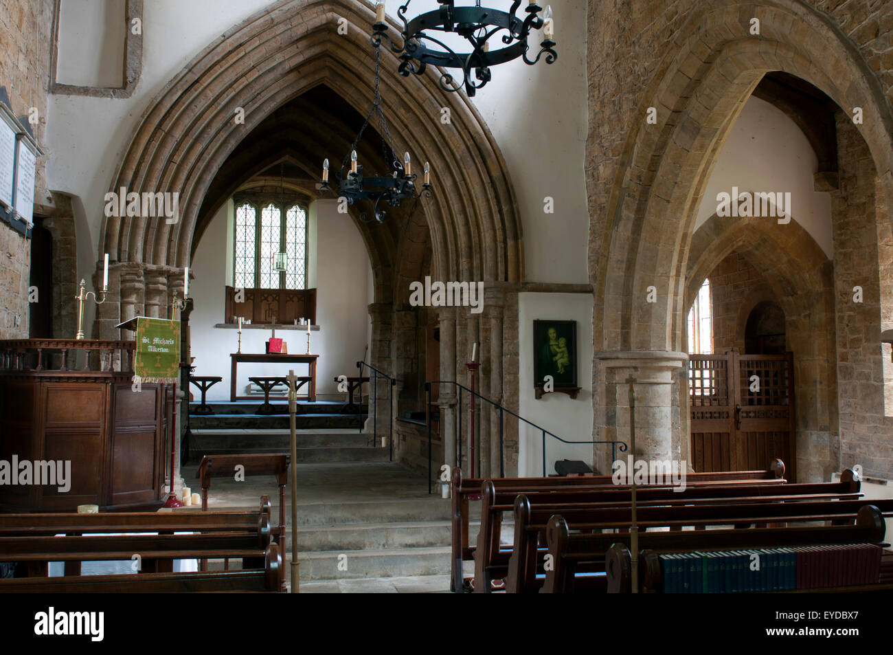 St. Michael and All Angels Church, Alkerton, Oxfordshire, England, UK ...