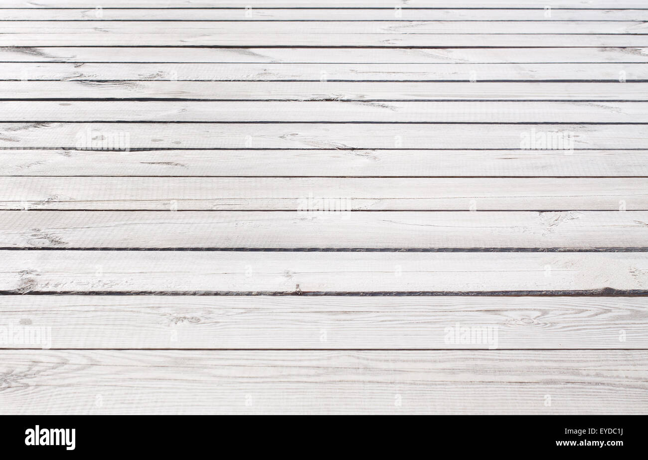 Light gray wooden texture with horizontal planks floor, table, wall ...