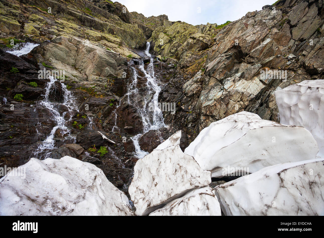 Snow melting on mountains hi-res stock photography and images - Alamy