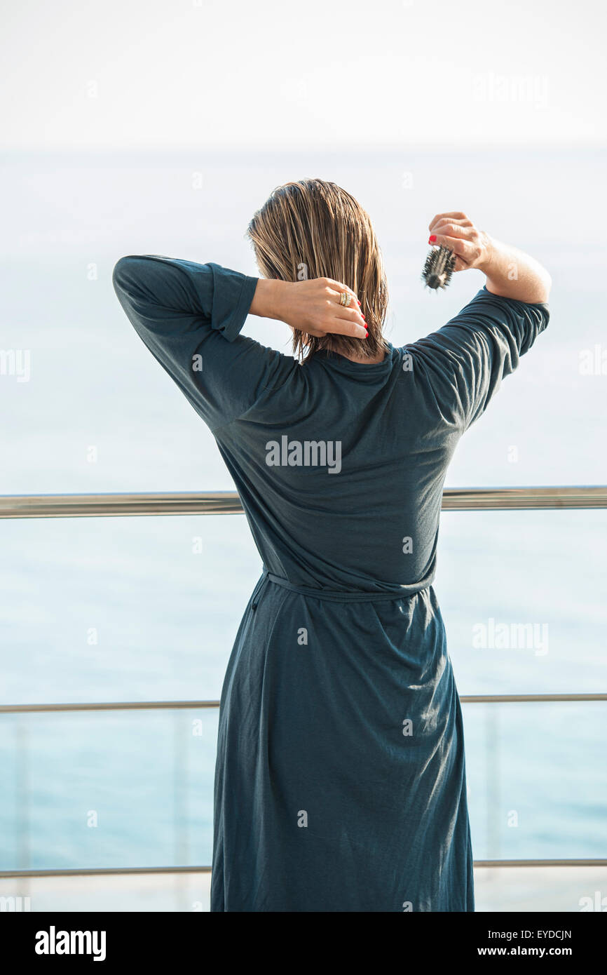 Washing hair outside hi-res stock photography and images - Alamy