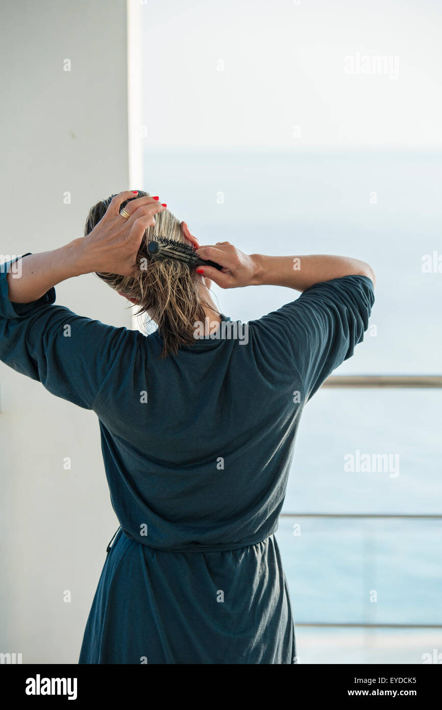 Washing hair outside hi-res stock photography and images - Alamy