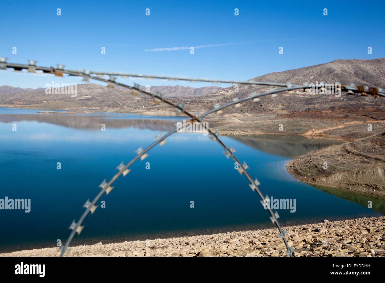 Lake And Dam In Iraqi Kurdistan, Iraq Stock Photo - Alamy