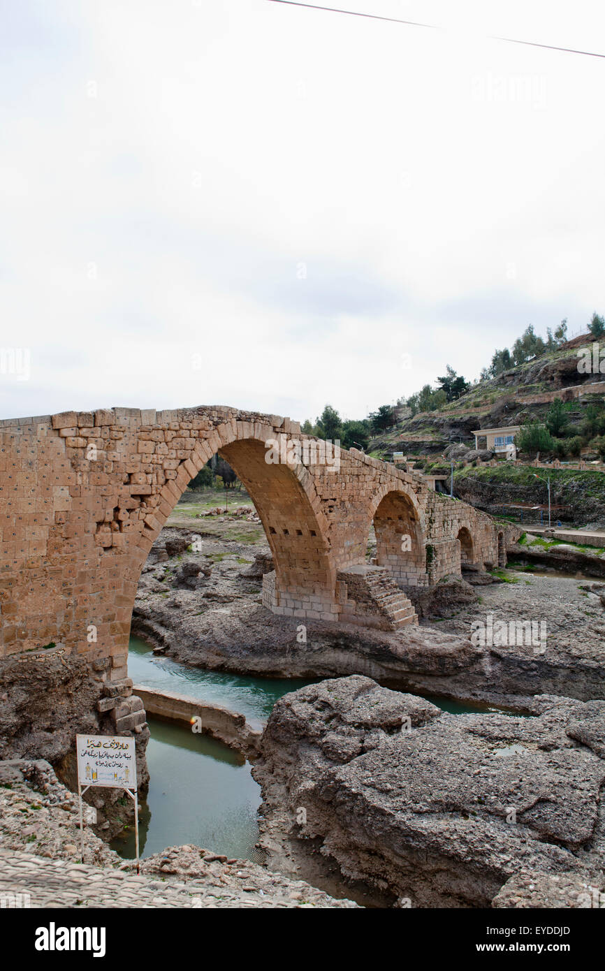 Details Of Dalal Bridge In Zakho, Iraqi Kurdistan, Iraq Stock Photo - Alamy
