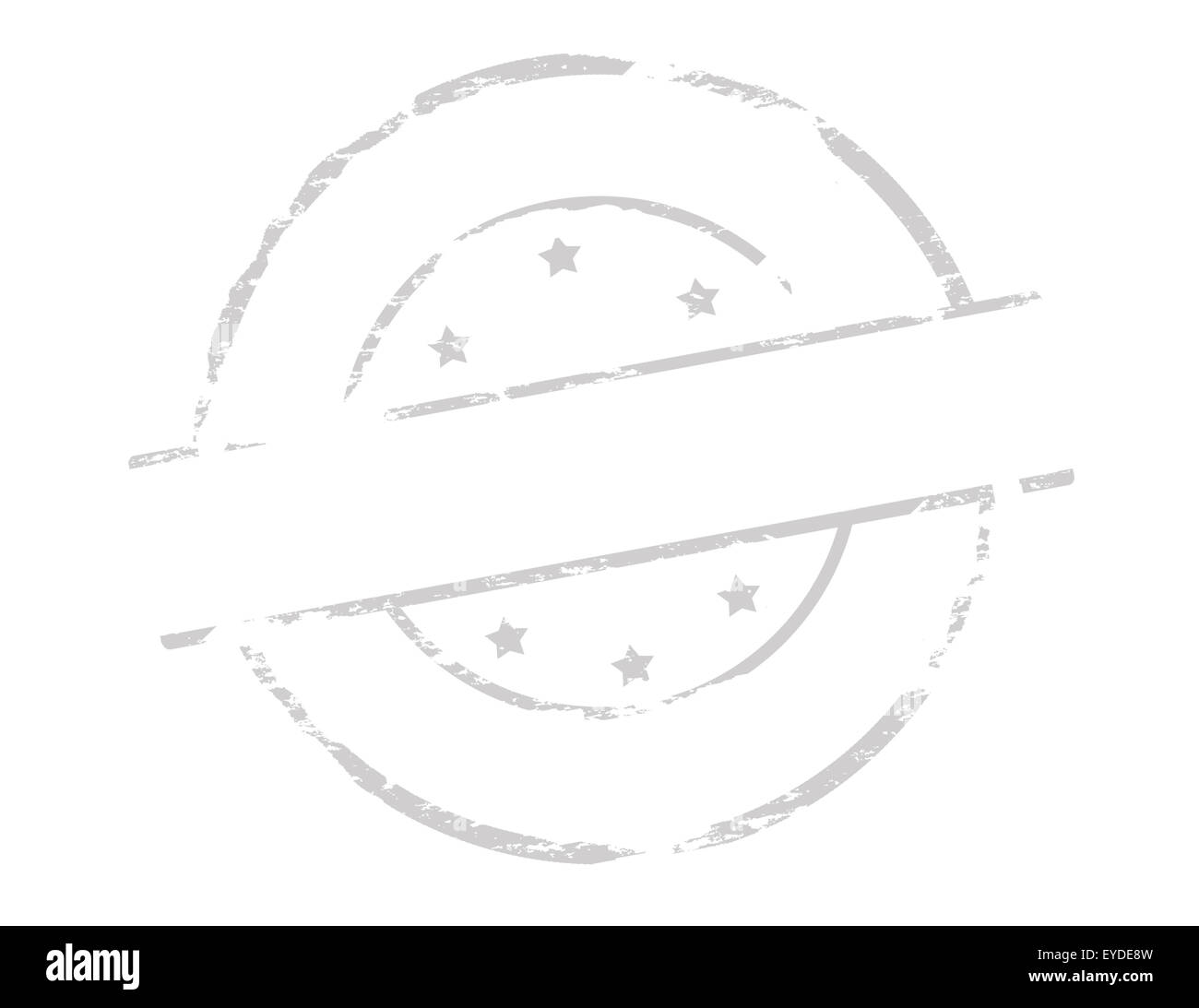 Rubber round stamp with no text inside, vector illustration Stock Photo ...